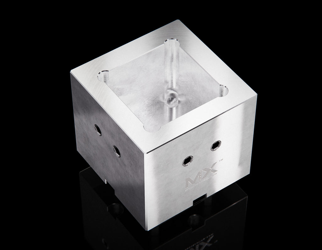 Maxx-ER Electrode Holder Aluminum 2" Square x 2" Deep Pocket Holder